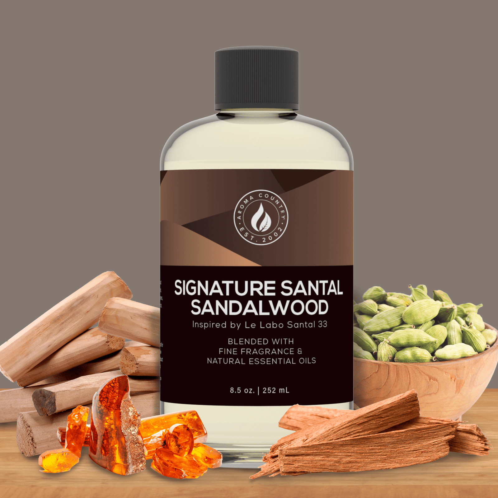 Signature Santal Sandalwood Diffuser Oil | Luxury Scent Aroma Country